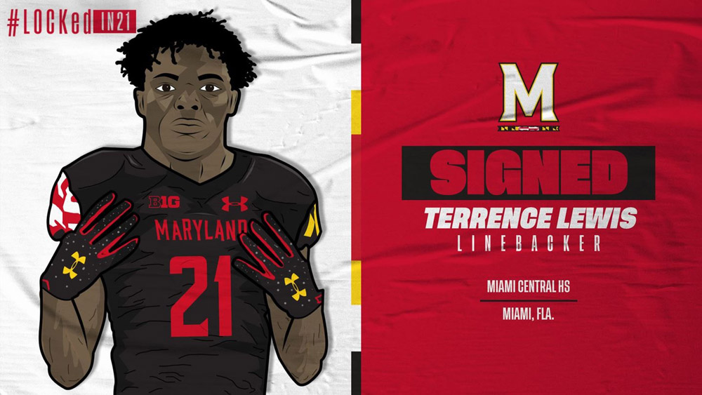 Top Linebacker Recruit Terrence Lewis On Why He Signed With Maryland ...