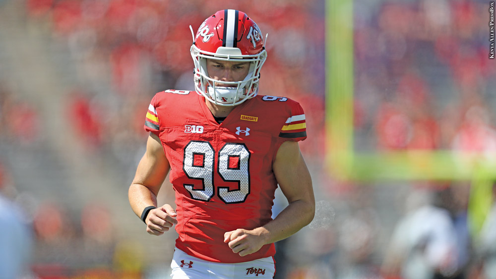 Chesapeake Grad Colton Spangler Is More Than A Punter For Maryland ...